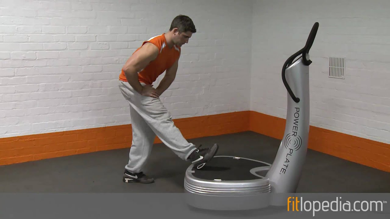 Power Plate Single Leg Hamstring Stretch - YouTube