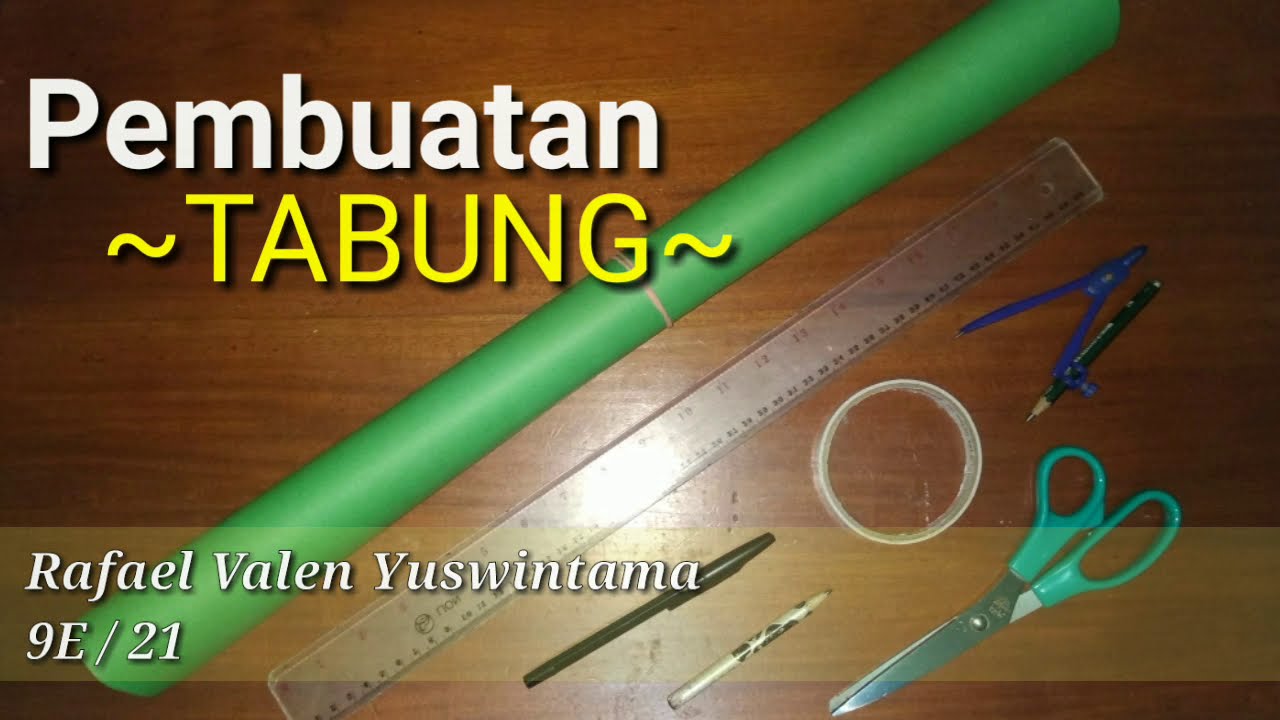Membuat Tabung dari kertas Manila. - YouTube