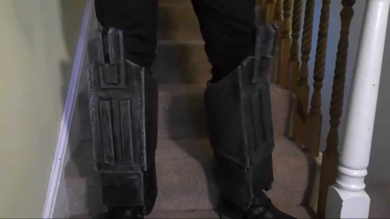Cosplay Boots / Greaves / Shin Armour - YouTube