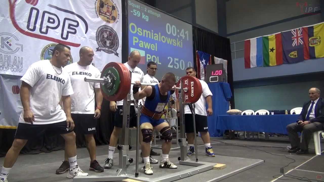 Men -59kg to -66kg Squat of 2012 IPF World Championships - YouTube