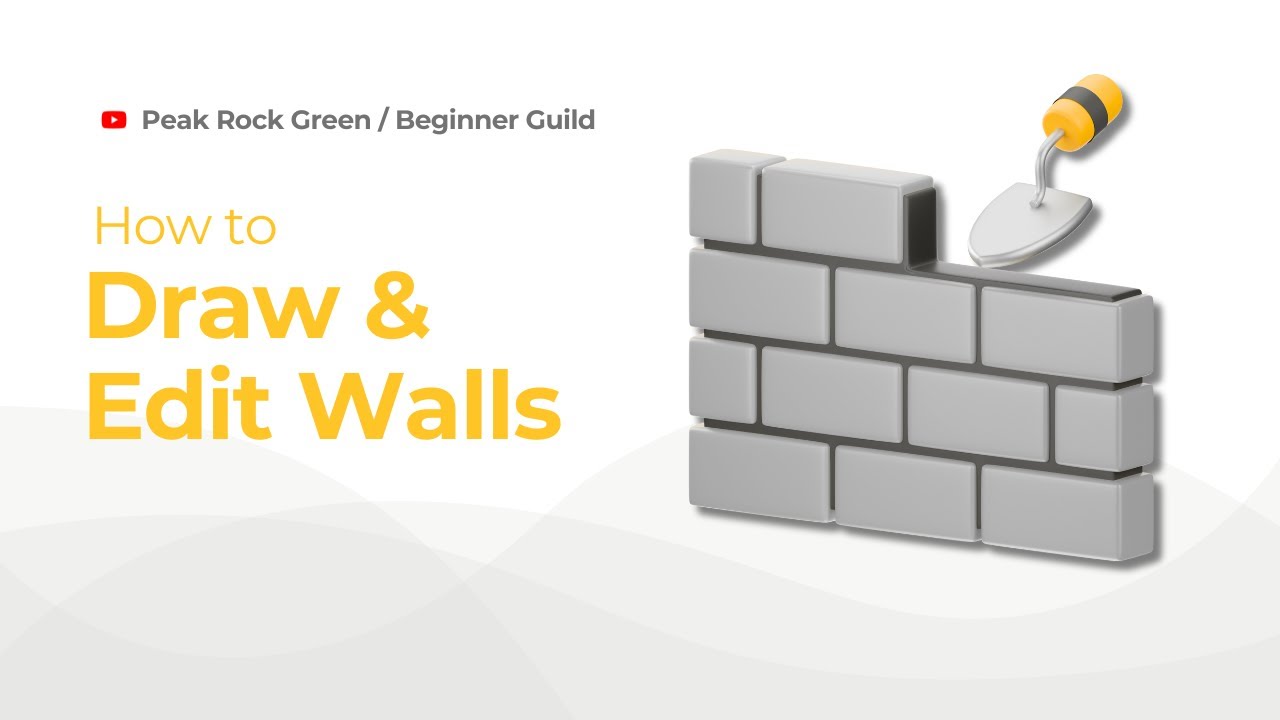 How To Draw & Edit Walls - YouTube