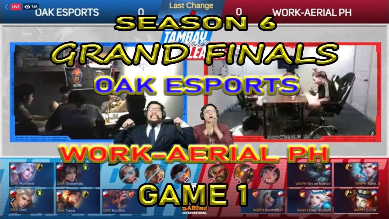 WORK AERIAL PH VS OAK ESPORTS GAME#1 SEASON 6 GRAND FINALS 2021 03 29 ...