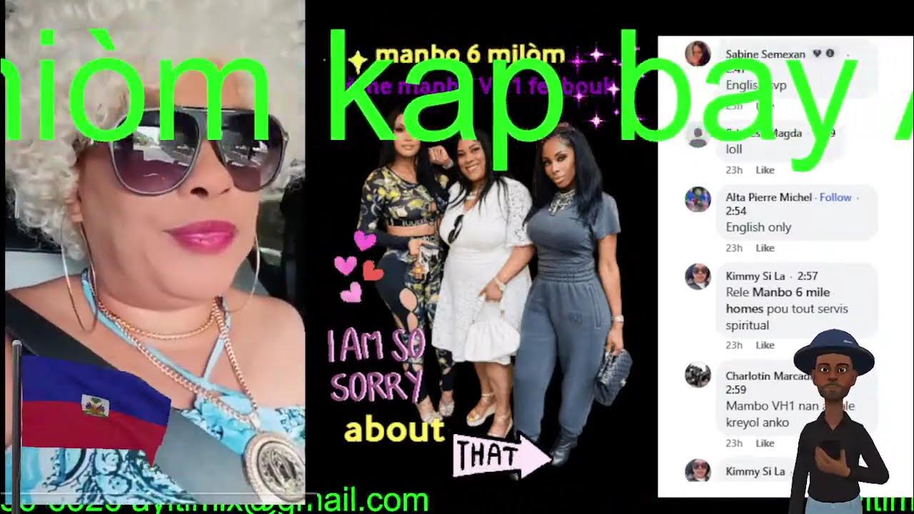 Manbo 6milòm pa pou lapè menm li deklare Blondedy paka voye papye court lakay li - YouTube