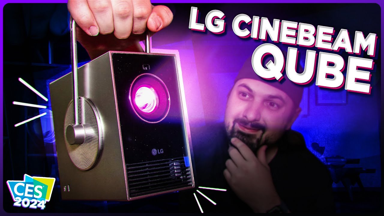 Cinebeam Qube: novo MINI PROJETOR da LG! Melhor que o The Freestyle ...