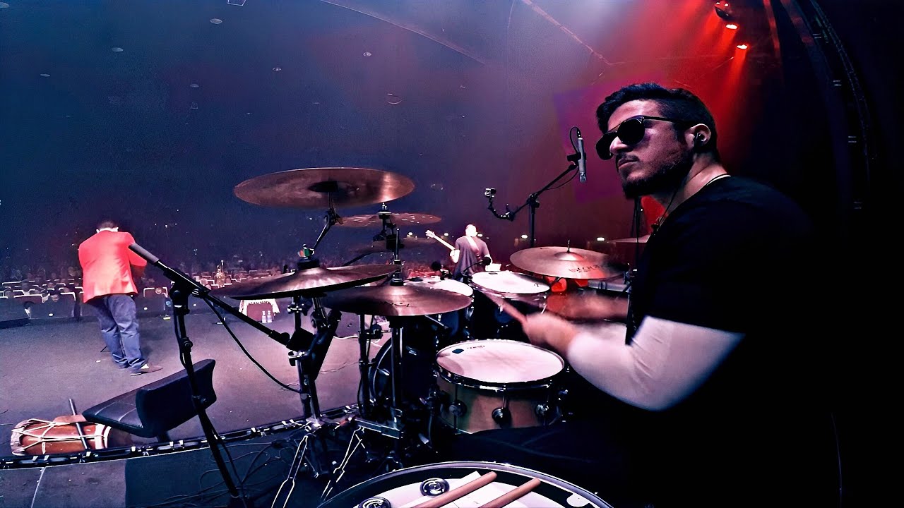 Radin Rafizade Drummer of Hajilitto Band / track : iran - YouTube