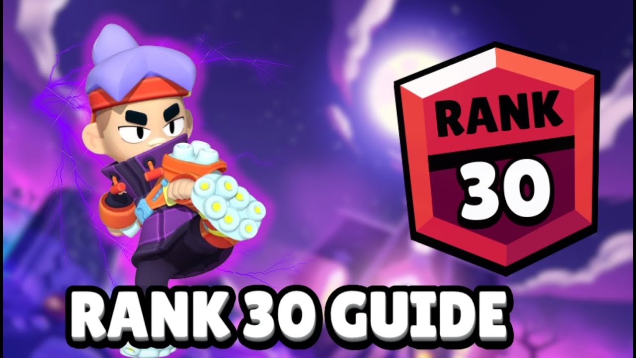 How to get your first rank 30 in brawl stars.. - YouTube