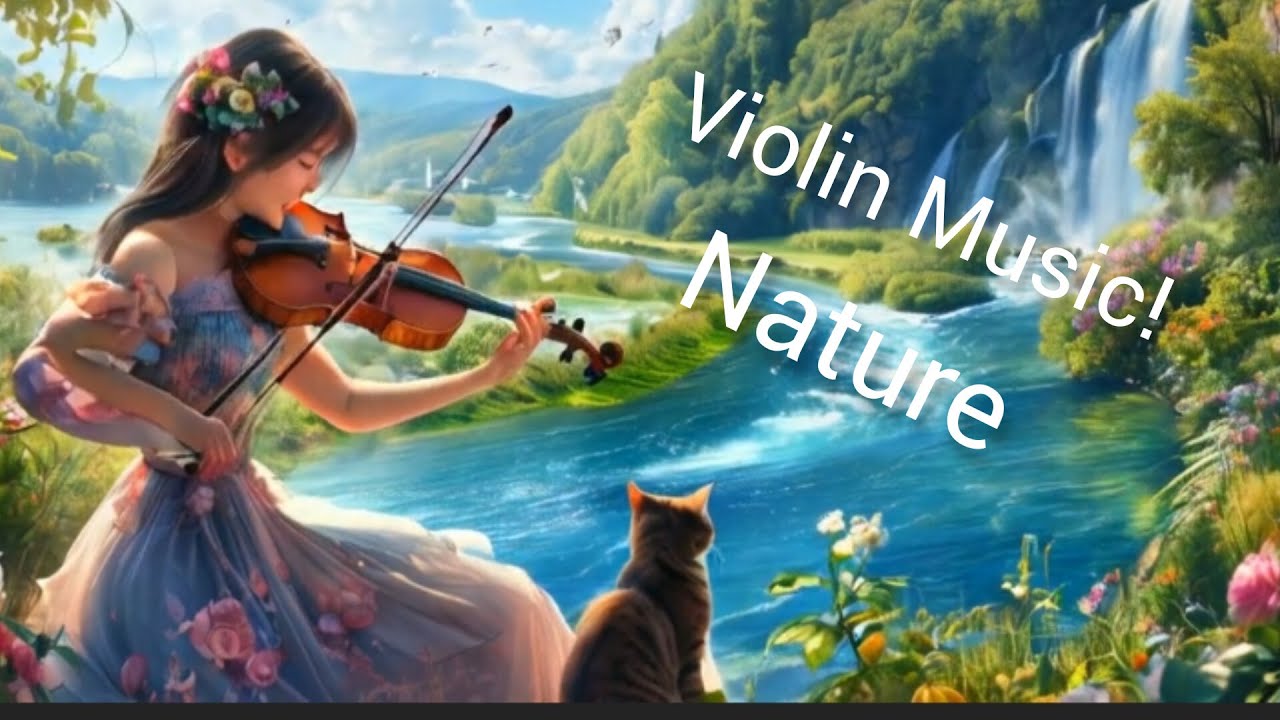 A beautiful violin 🎻 & Nature Sounds nature music 🎶 ♥️😴 - YouTube