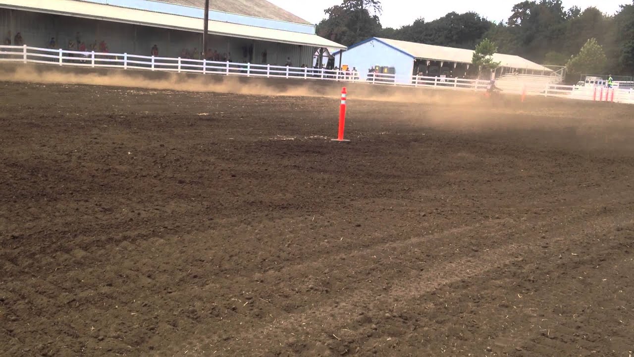 Atv rodeo barrel racing Polk County Fair - YouTube