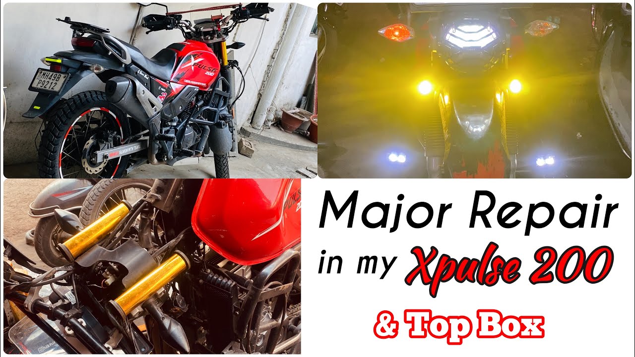 Xpulse 200 BS6 - Major Repair & Top Box Installed | Nagpur - YouTube