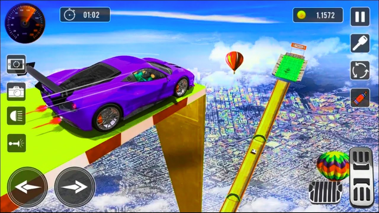 Ramp Car Racing || car racing 3d || Car Stunt Master - Android Gameplay ...