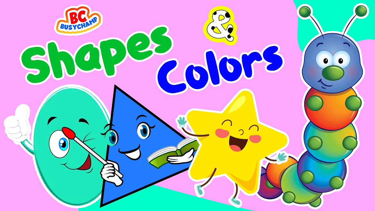 Best Learning Videos for Toddlers | Learn Shapes with Colors | Shapes ...