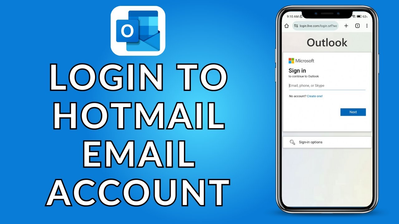 Hotmail Email Account Sign In: How to Log In to Your Hotmail Email ...
