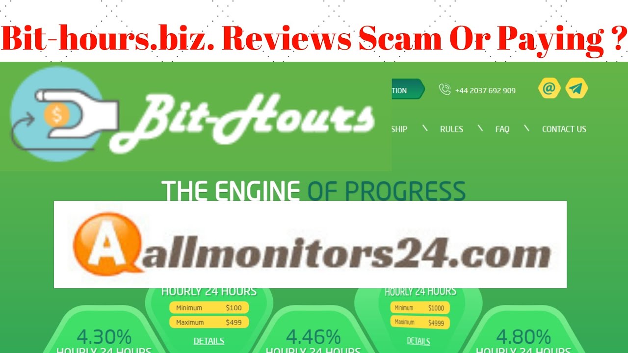 Bit-hours.biz, Reviews Scam Or Paying ? - YouTube