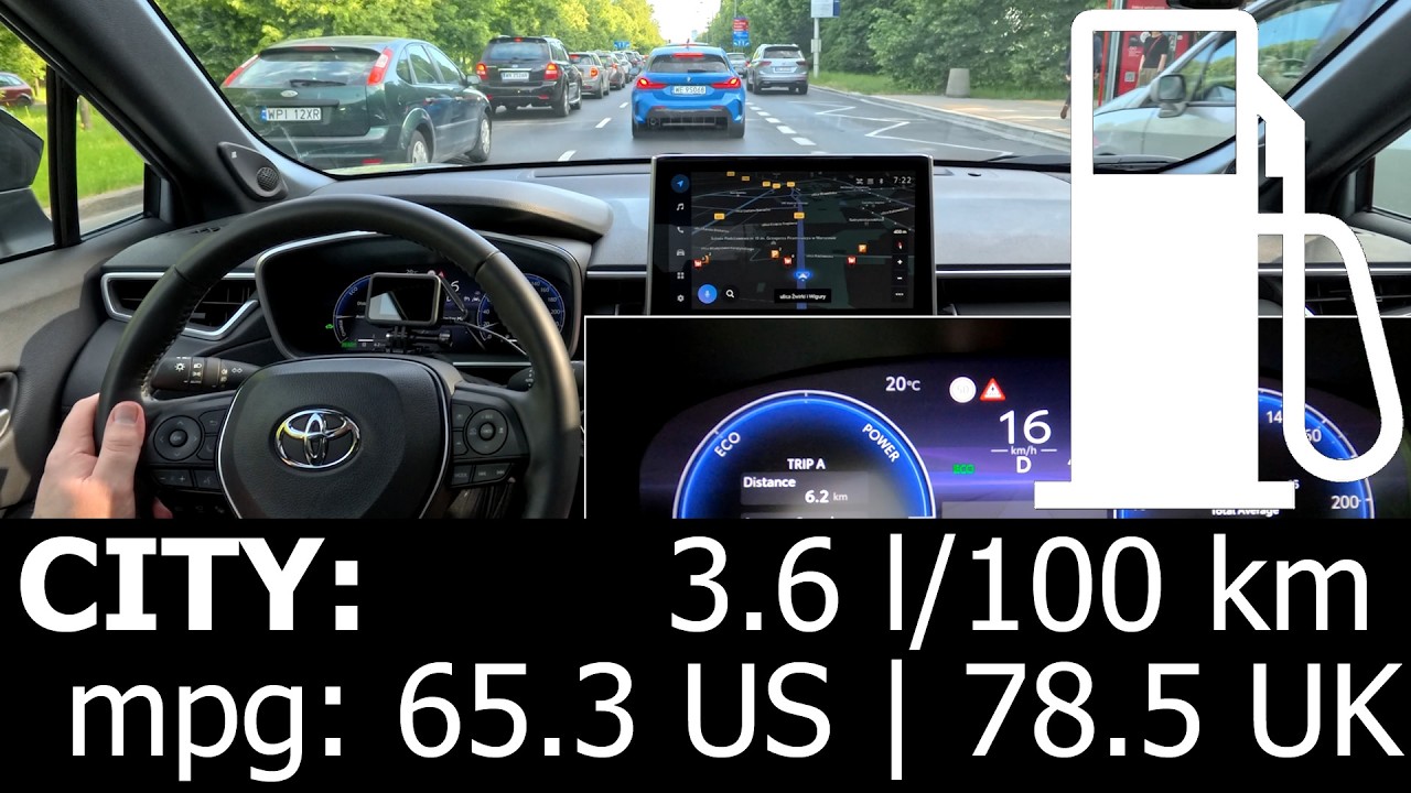 2024 Toyota Corolla Cross 2.0l Hybrid AWD-i CITY fuel consumption ...