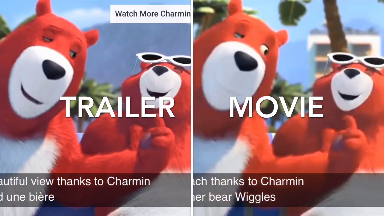 Charmin movie trailer vs movie - YouTube