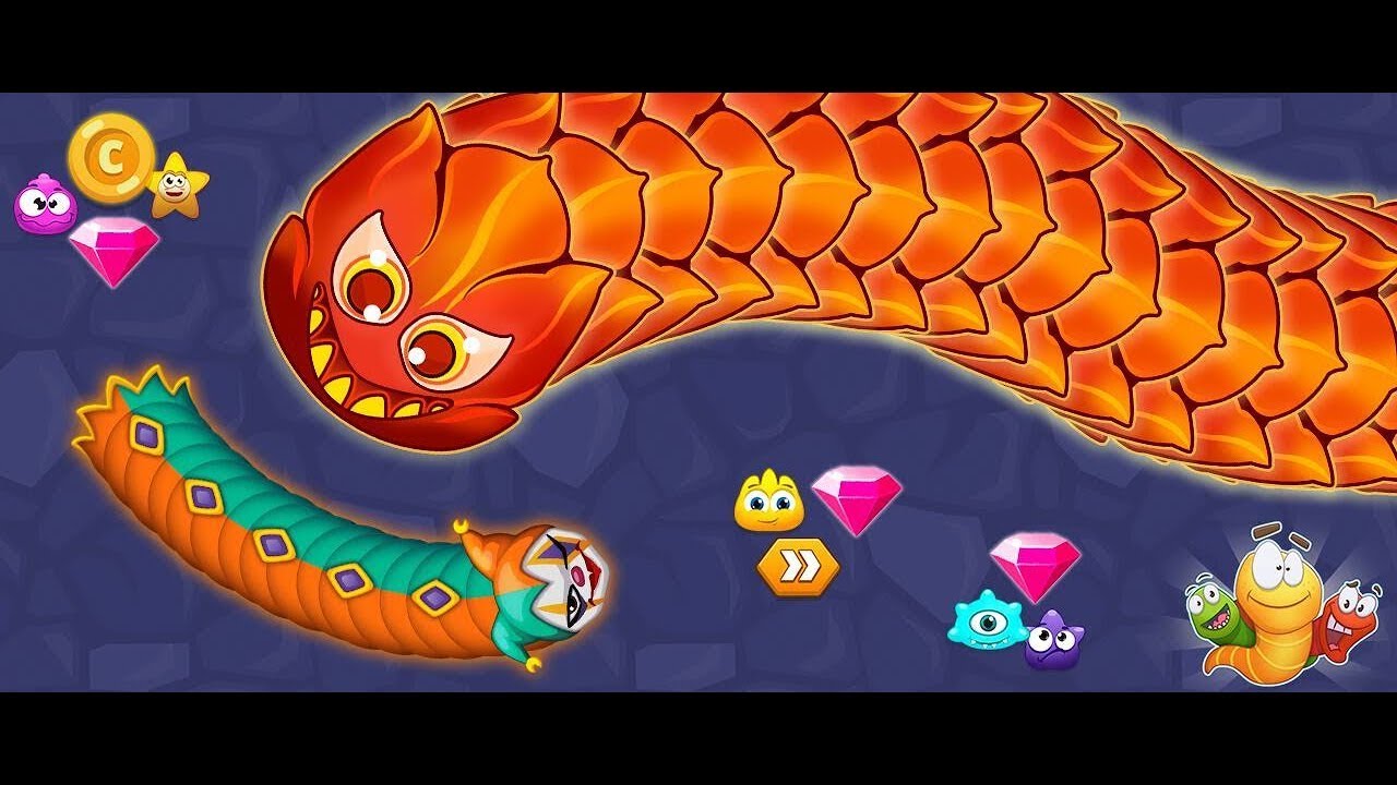 Worm hunt snake game #gameplay #wormhunt #viralgames - YouTube