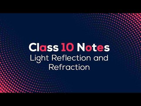 #LIGHT : REFRACTION and REFLECTION 🪞 @Notes class 10 ppt presentation ...