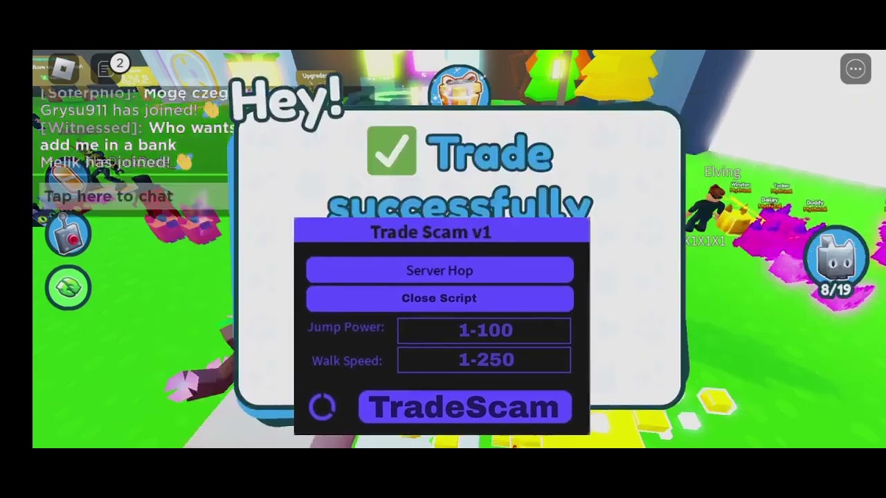 scam trade pet sim x free! - YouTube