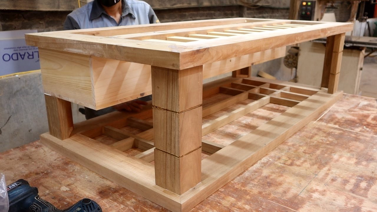 Fascinating Woodworking Ideas You Can't Miss-Build a Unique Tea Table ...