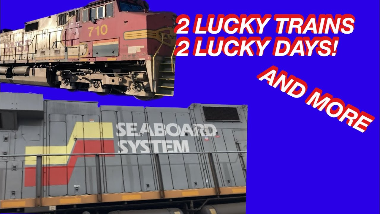 2 LUCKY TRAINS, 2 LUCKY DAYS! - YouTube