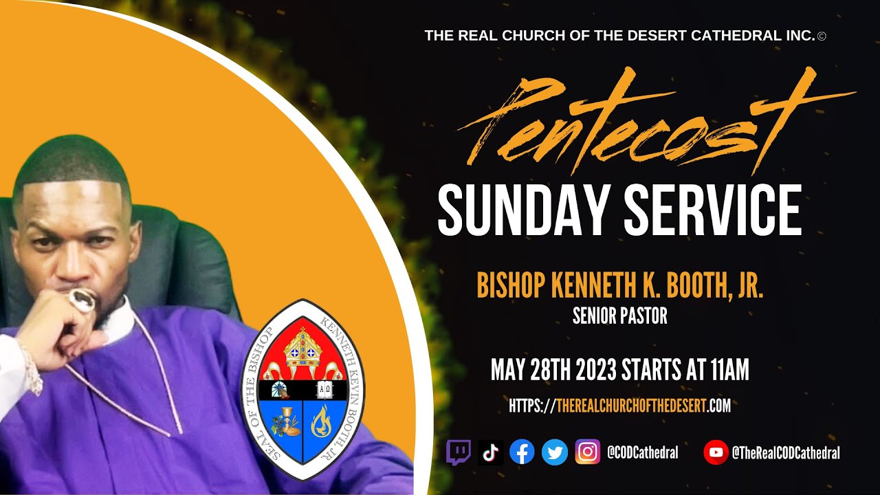 Pentecost Sunday 2023 LIVE from CODCathedral | Rt. Rev'd. Dr. Kenneth K ...