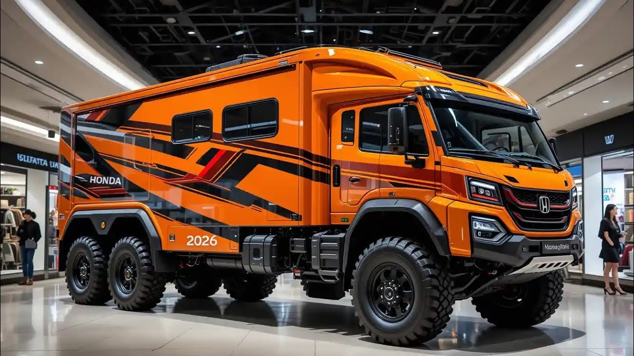 Honda’s First 6x6 Motorhome – The Future of Off-Road RVs? - YouTube