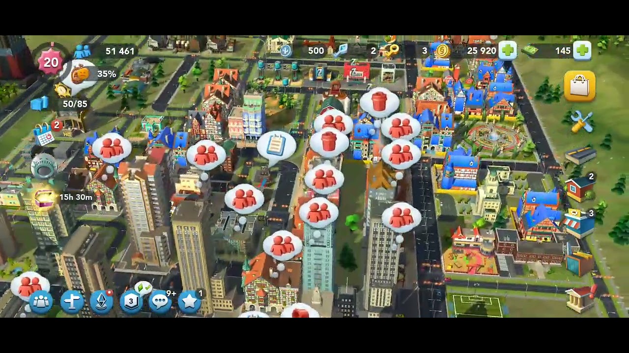Upgrading 3 houses and I level up to level 20 in SimCity ( part 2 ...