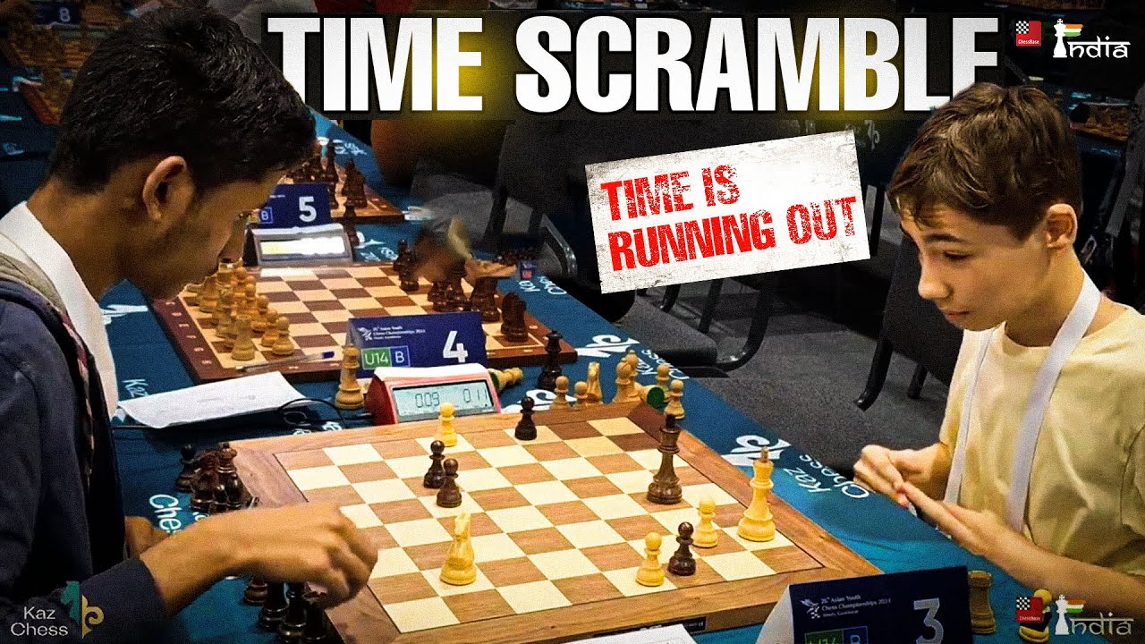 INSANE multi-layered endgame time scramble - Sriram v FM Artyom | 26th ...