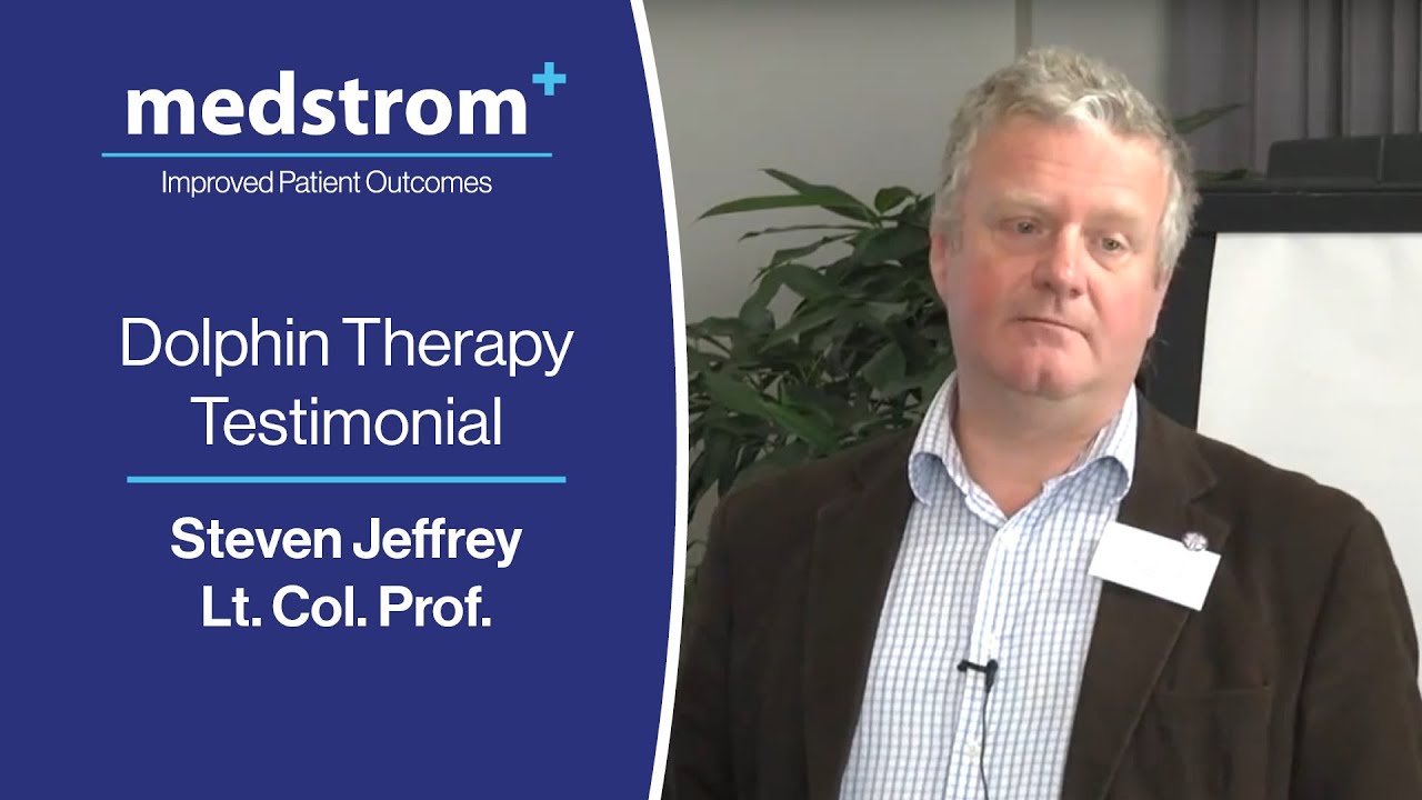 Lt. Col. Prof. Steven Jeffrey discusses Dolphin Therapy Benefits - YouTube