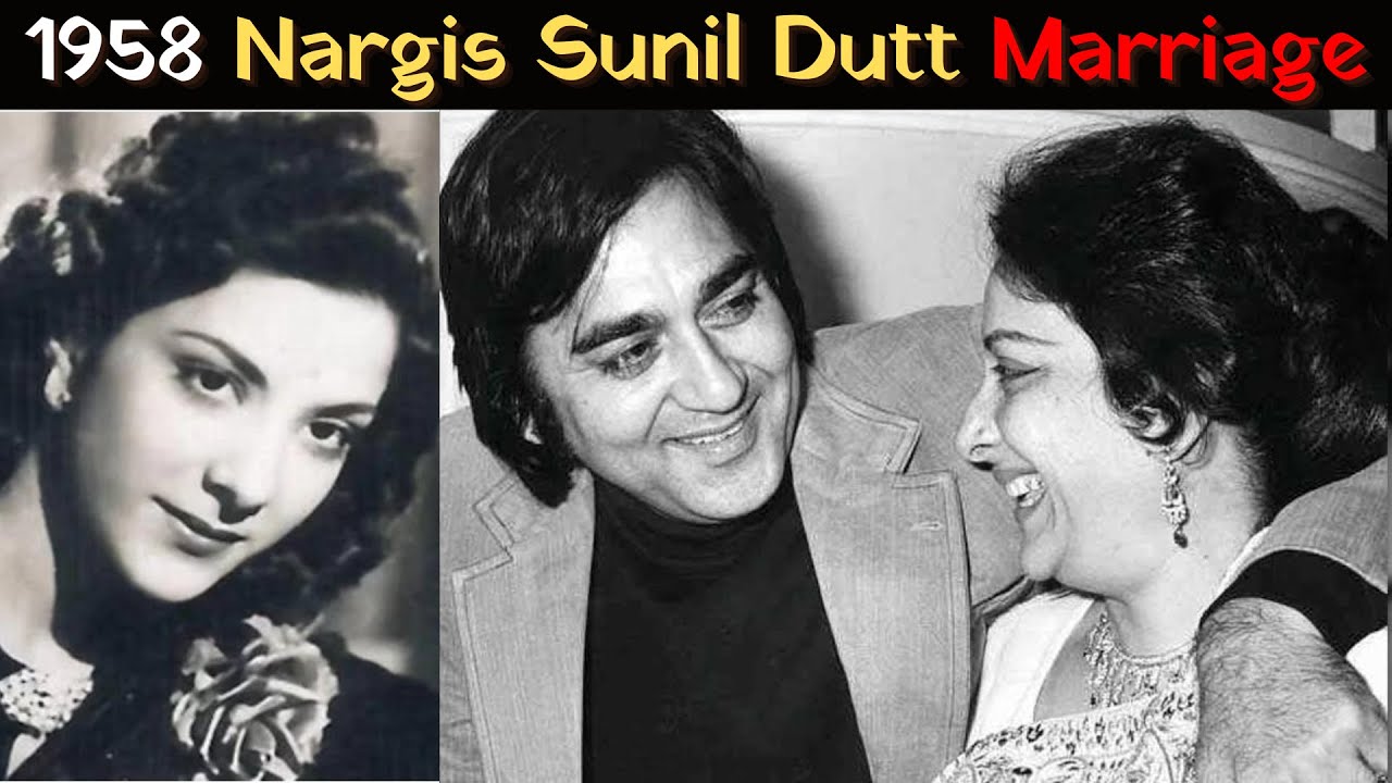 1958 Nargis Sunil Dutt Marriage - YouTube