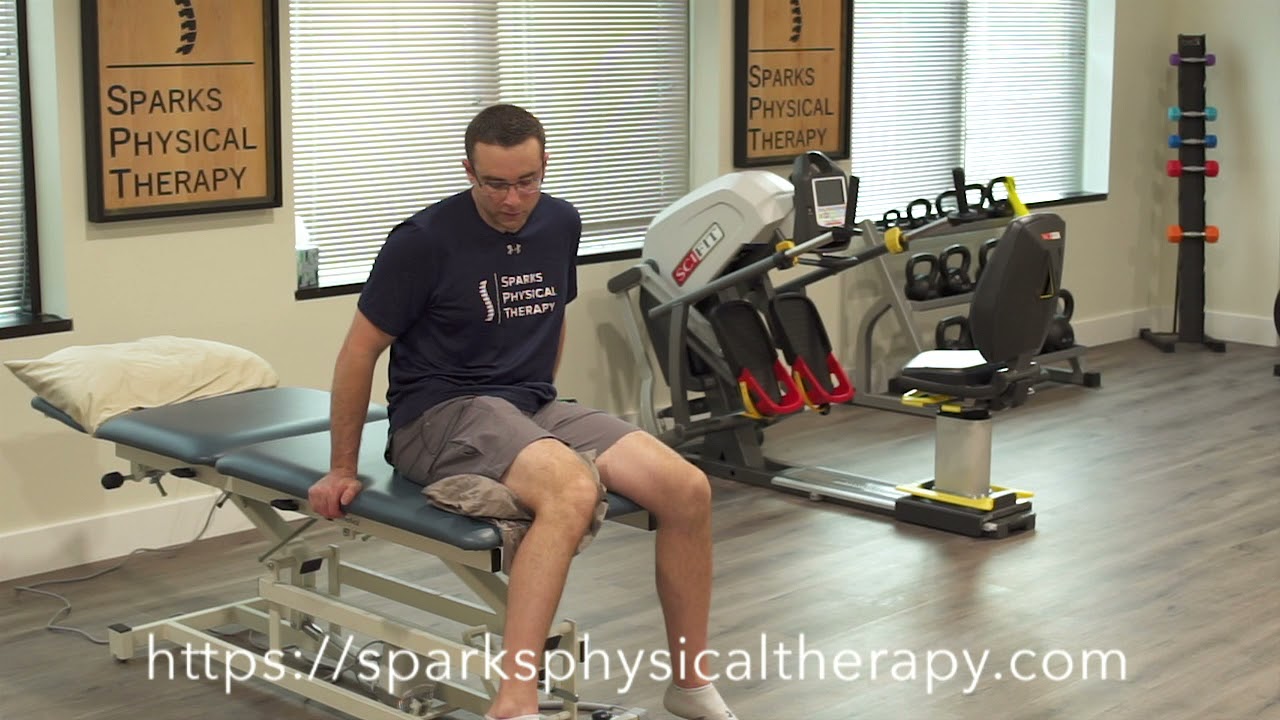 Hip IR AROM- Sparks Physical Therapy - YouTube