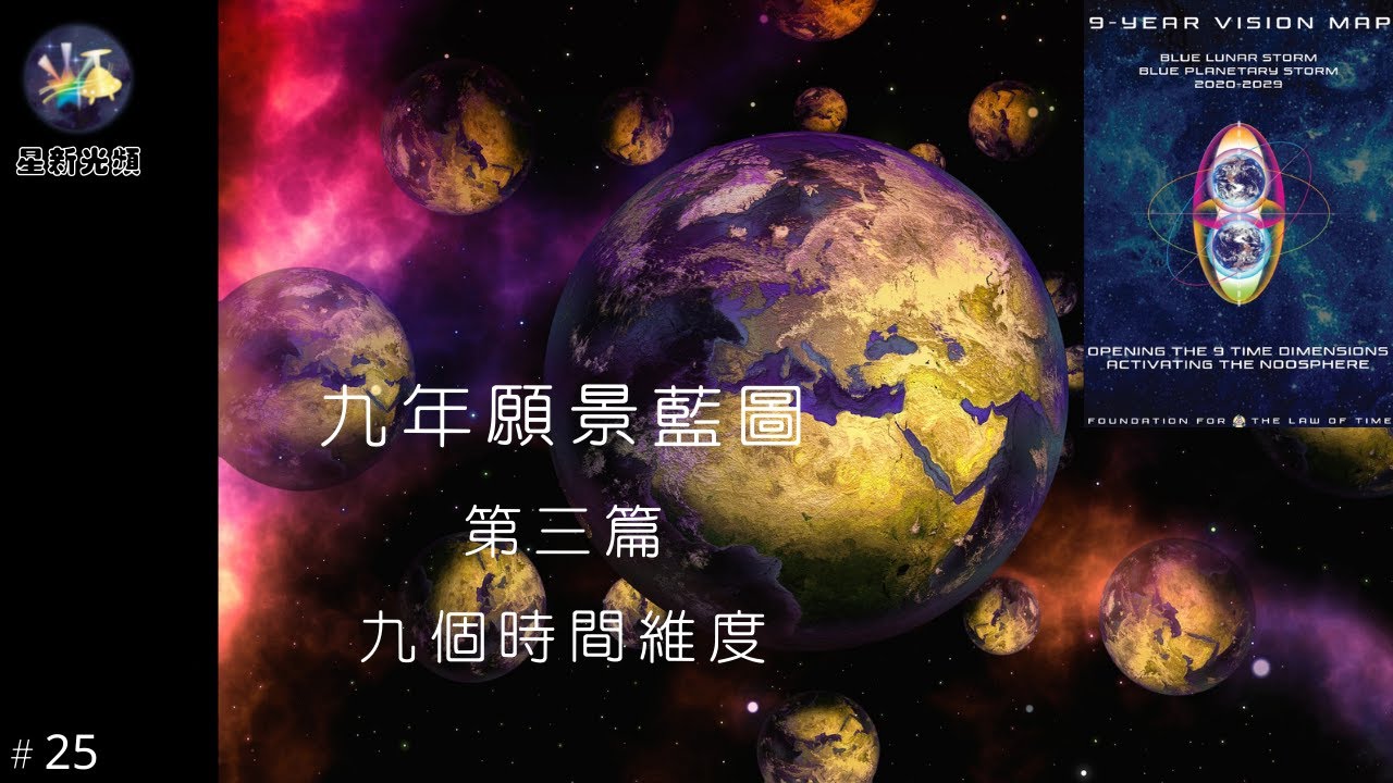 〈九年願景藍圖 9-Year Vision Map, 2020-2029〉第三篇 『九個時間維度』【#25 N.S.1.34.05.18 ...