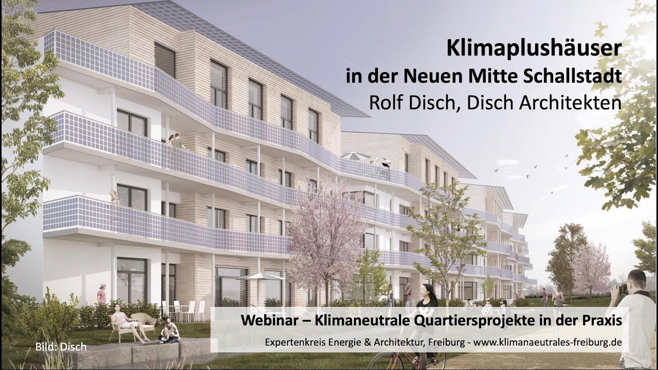 Klimaplushäuser in der Neuen Mitte Schallstadt: Modell für Dietenbach ...