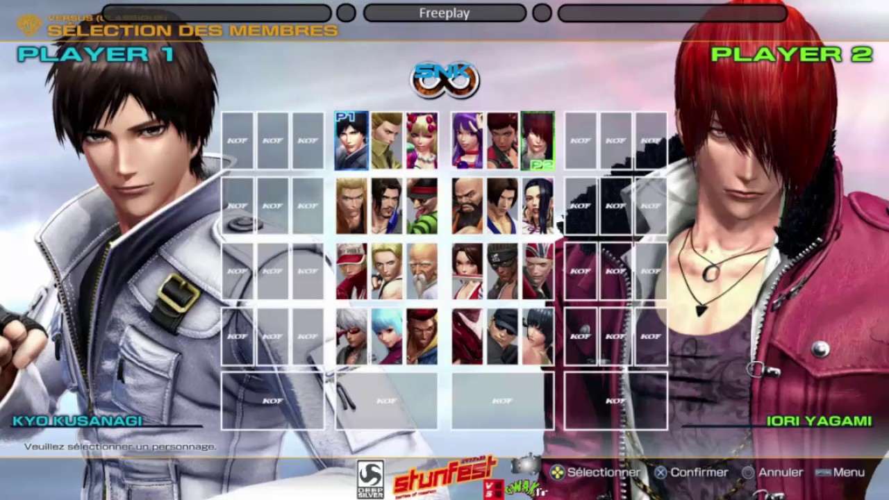 KOF XIV - Select Characters Theme (Game Rip ) - YouTube