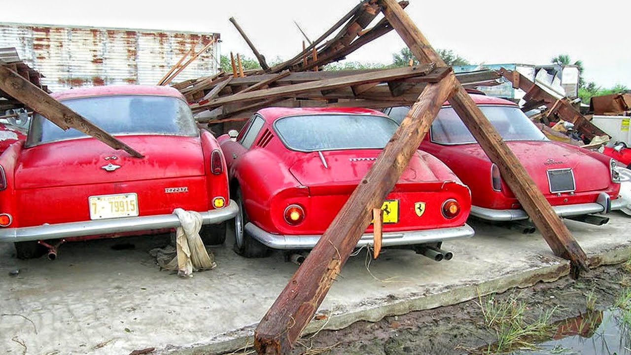Abandoned collection of rare Ferraris. Abandoned Ferrari - YouTube