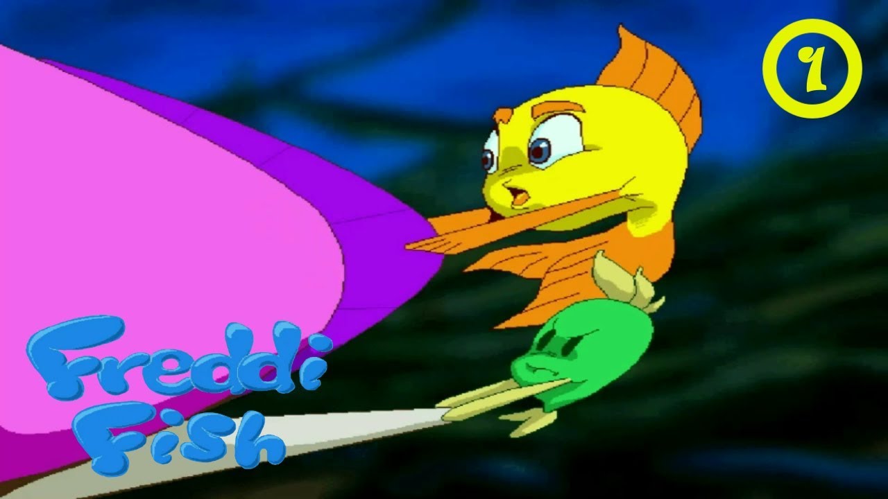Freddi Fish: The Case Of The Missing Kelp Seeds #1: Poor Stuck Gabby ...