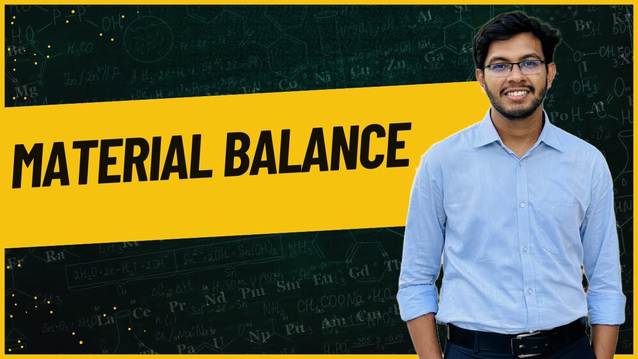 Material Balance V-10| Balances on reacting systems (Atomic Balance ...