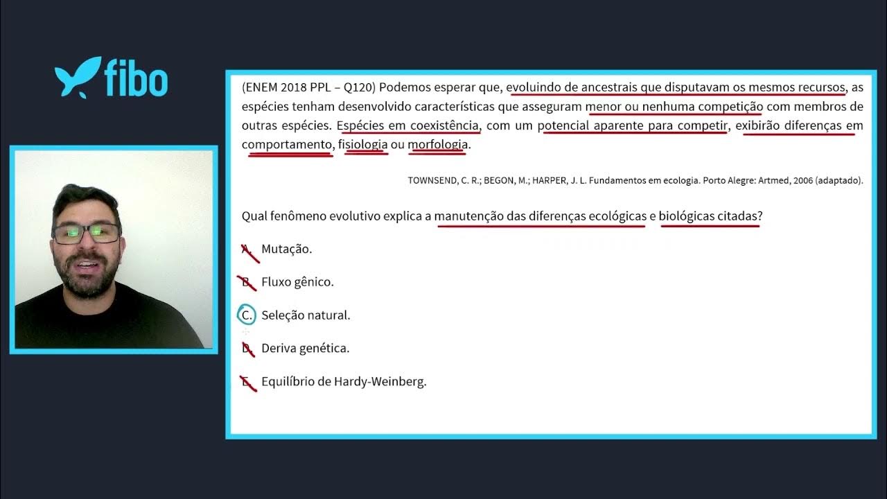 Questão 120 Biologia ENEM PPL 2018 - YouTube