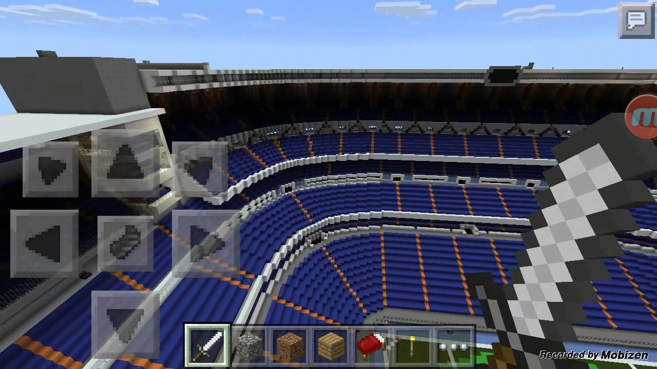 Santiago Bernabeu in Minecraft PE - YouTube