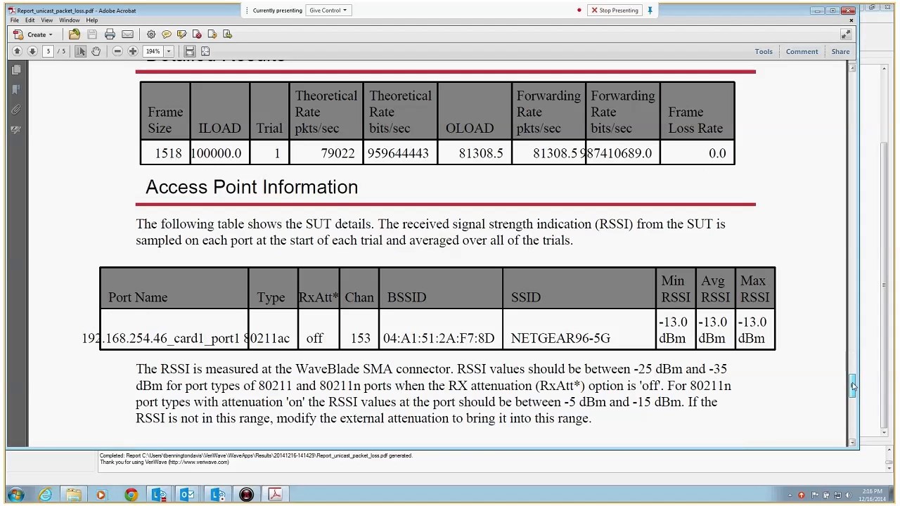 First Packet Loss Test - YouTube