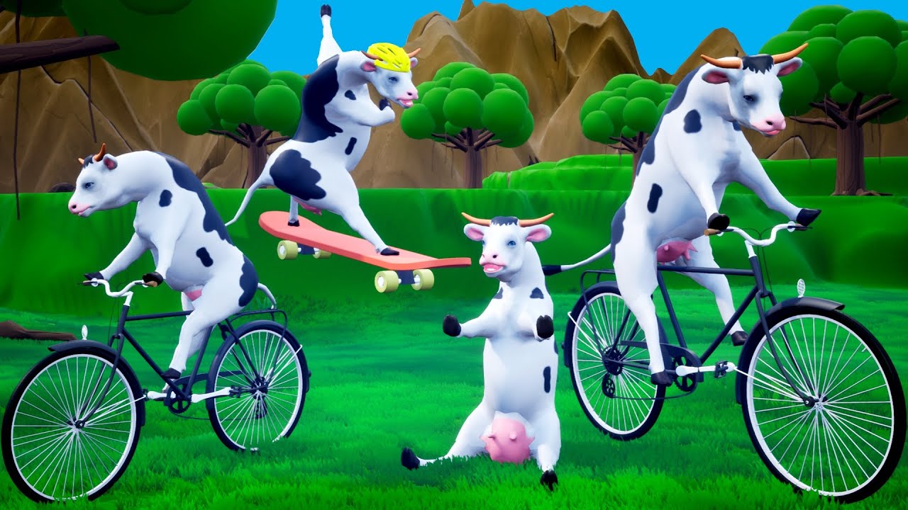 COW DANCE - Cow Song Cartoon | Dancing Cow 3D | Funny Cow Dance Video Ep - 2 - YouTube