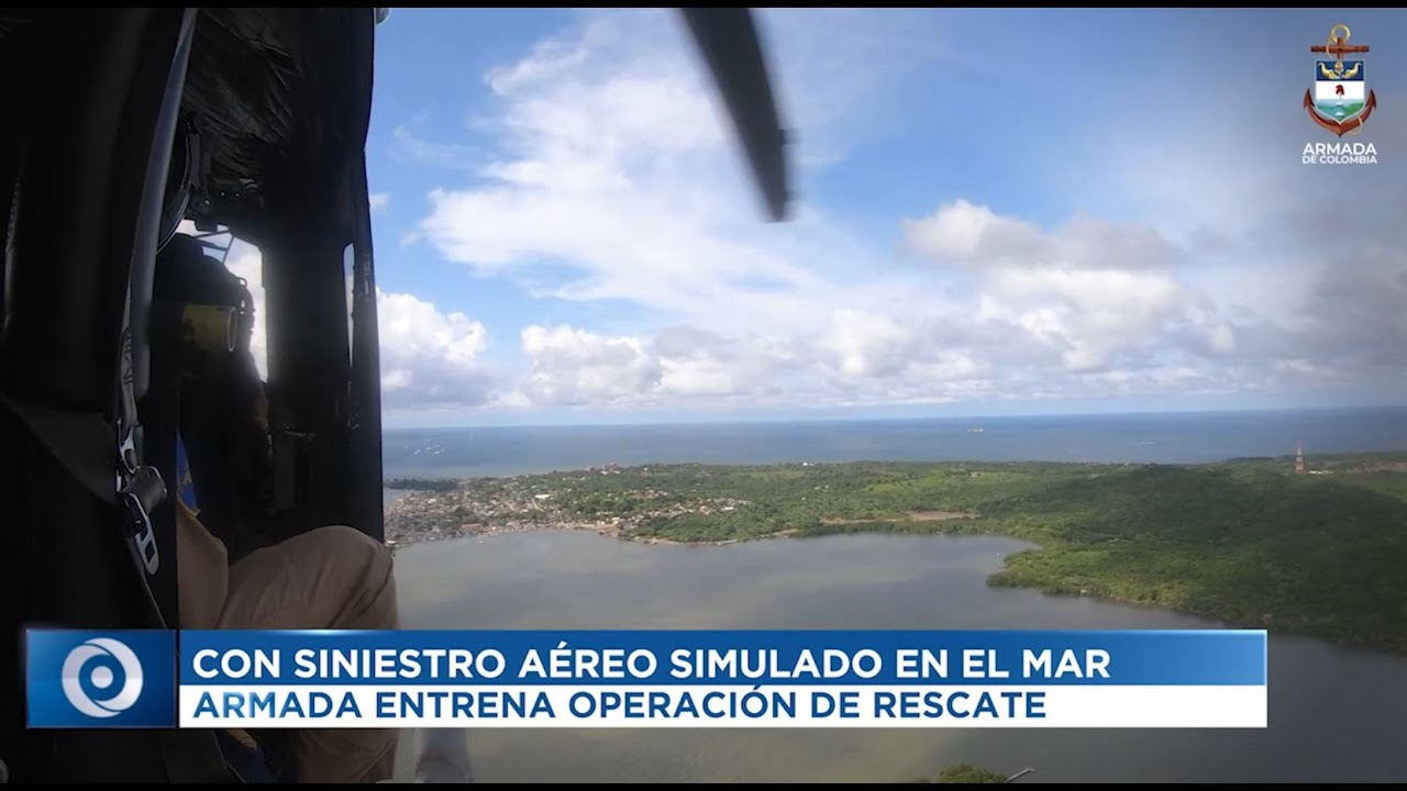 CON SINIESTRO AÉREO SIMULADO EN EL MAR | ARMADA ENTRENA OPERACIÓN DE ...