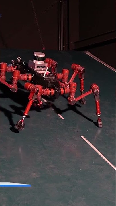 ANT project – Novel Navigation System for Multi-legged Robots - YouTube