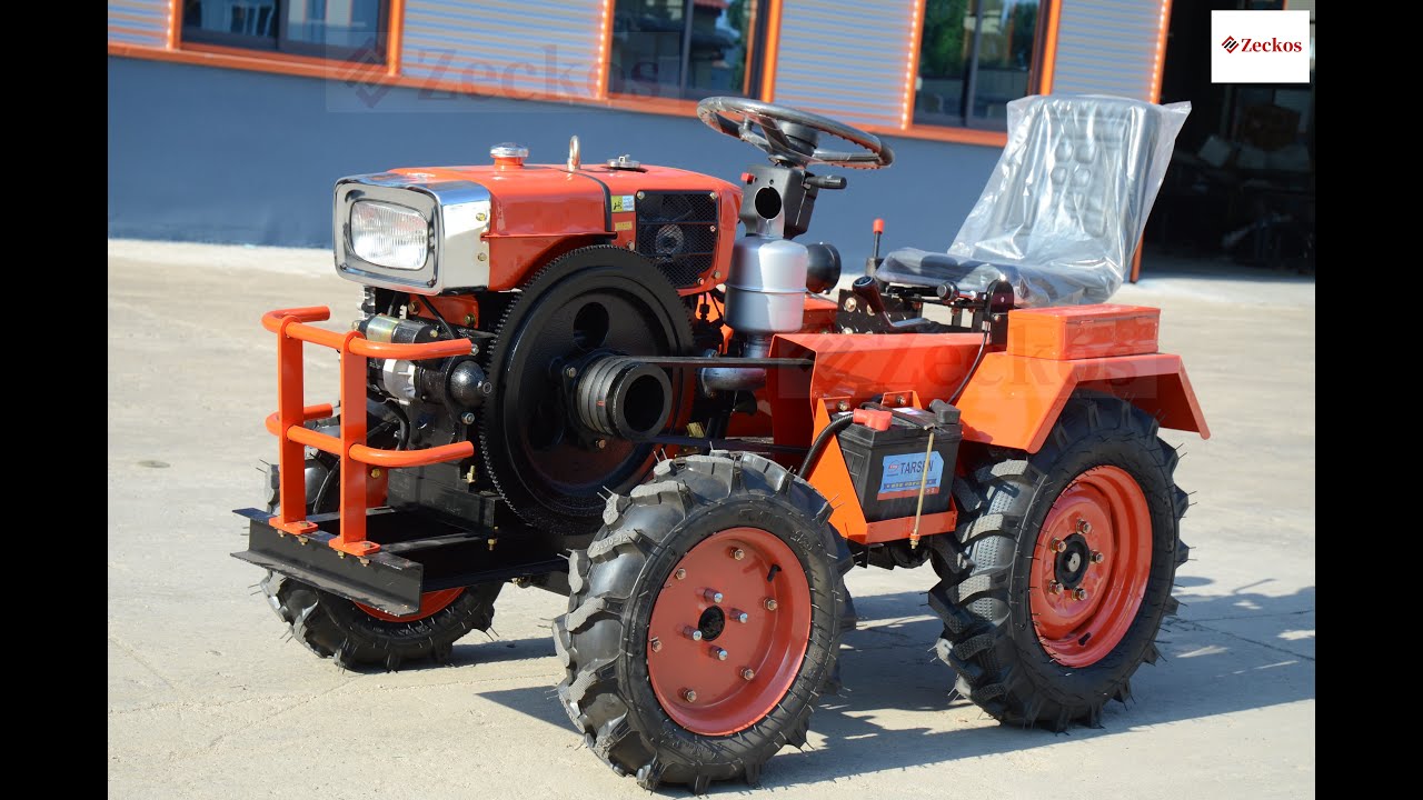 15hp Mini tractor, made in China - YouTube