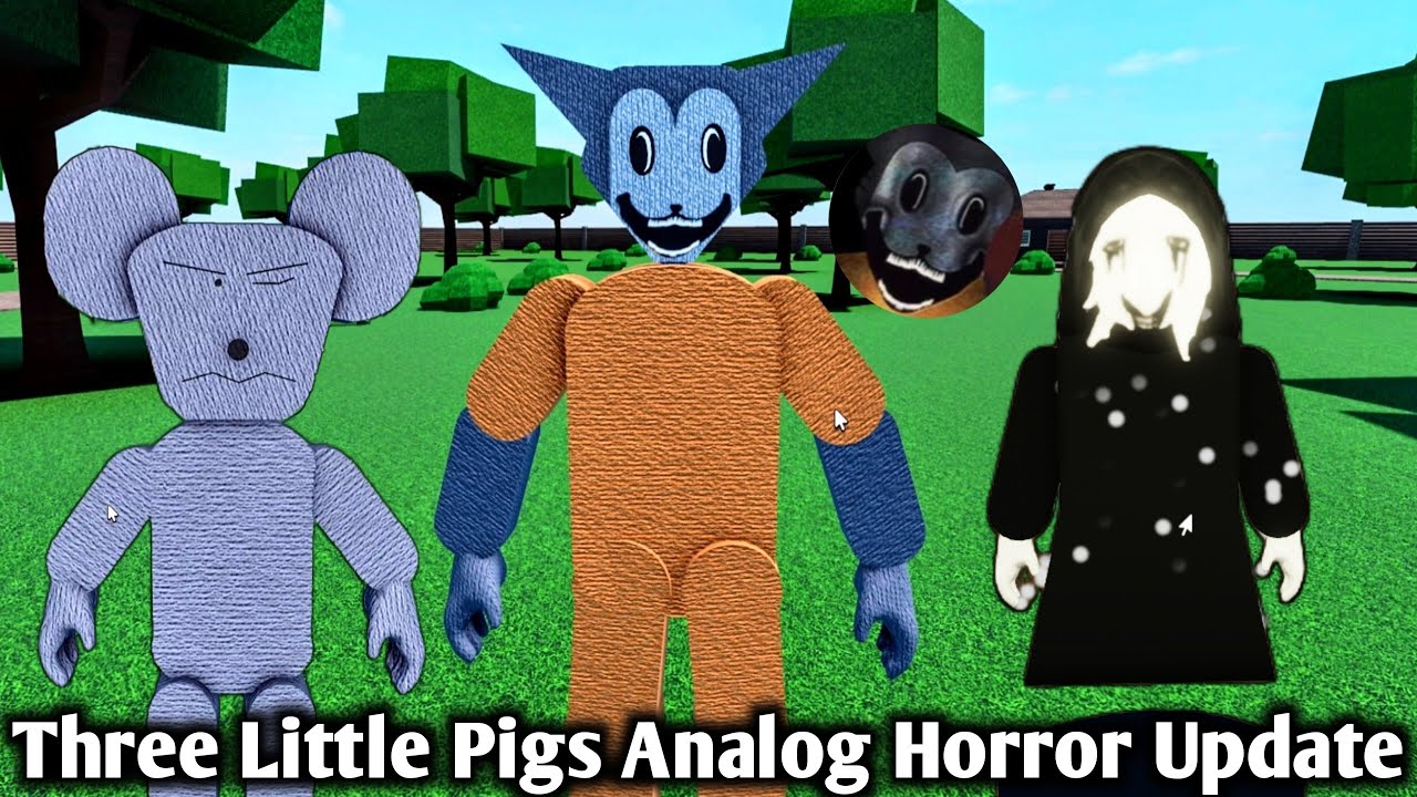 Three Little Pigs Analog Horror RP - New Big Bad Cat + Little Mouse ...
