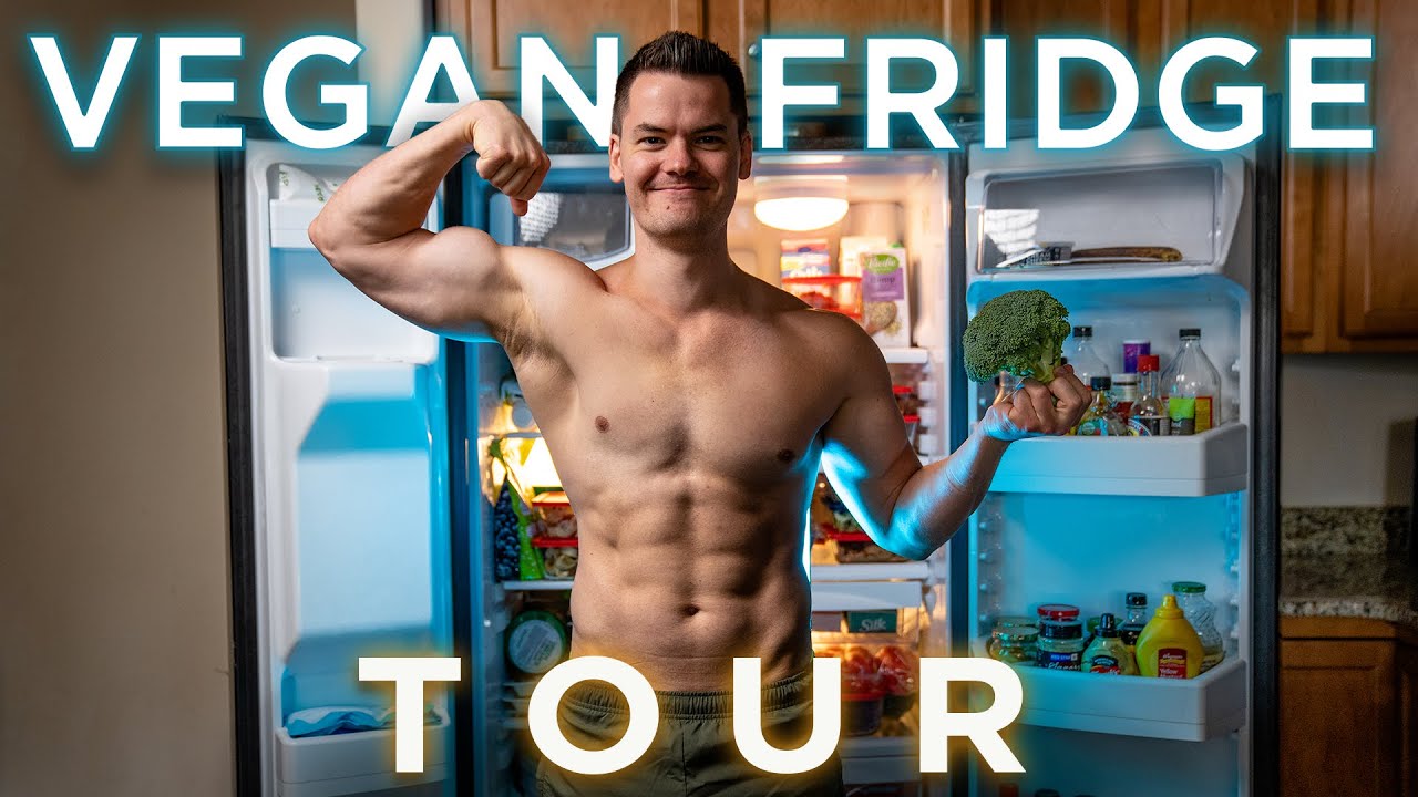 Fit Vegan Fridge Tour - (What Foods I Buy To Stay Lean & Fit) - YouTube