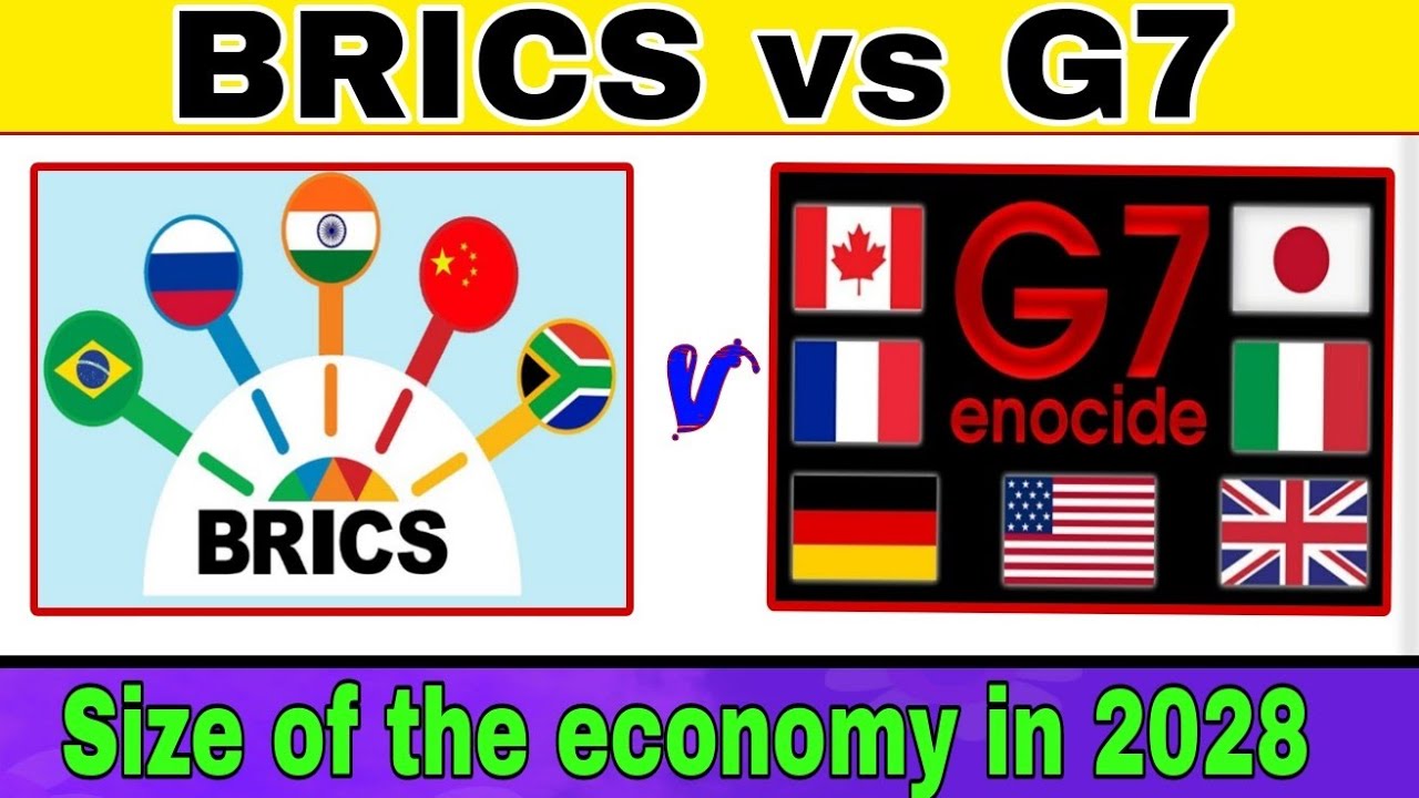 BRICS vs G7: Size of the economy in 2028 | G7 Vs BRICS | The Beauty Of ...