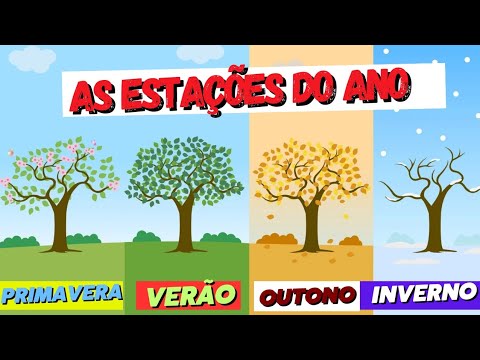 As quatro ESTAÇÕES DO ANO- PRIMAVERA,VERÃO,OUTONO E INVERNO| A estações ...