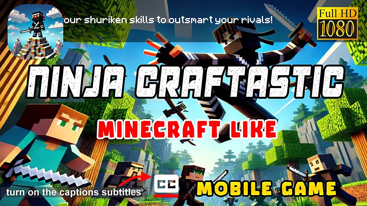 Ninja Craftastic | Minecraft like games | Pixel Haven Studio | Gameplay ...