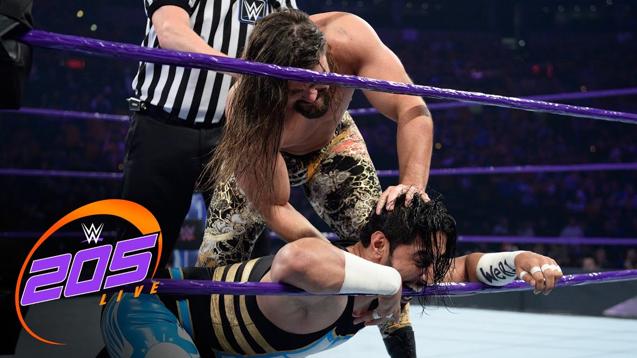 Mustafa Ali vs. The Brian Kendrick: WWE 205 Live, April 11, 2017 - YouTube